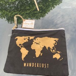 Bags | Wanderlust World Map Carryall Perfect Little Bag | Poshmark